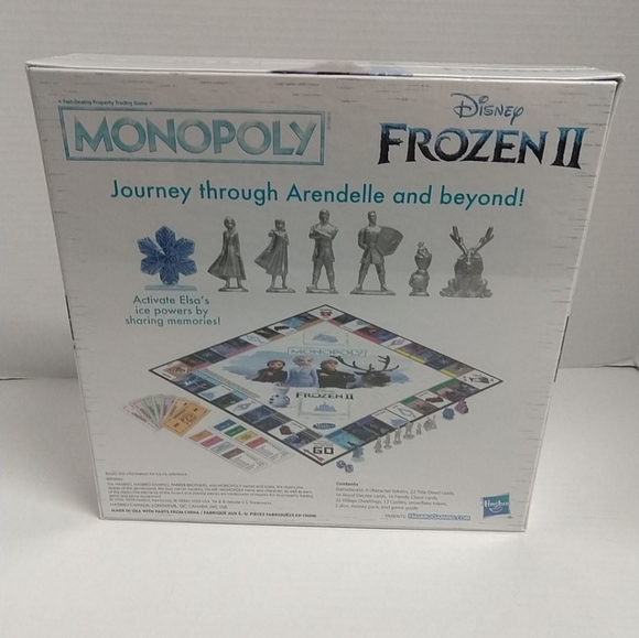 Hasbro | Games | Monopoly Disney Frozen Ii | Poshmark